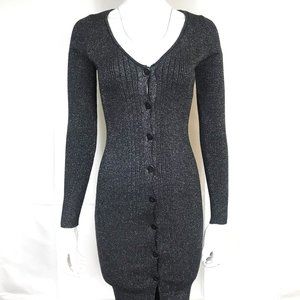 Fashion Nova | Sweaters | New Ribbed Knit Metallic Shimmer Long ...